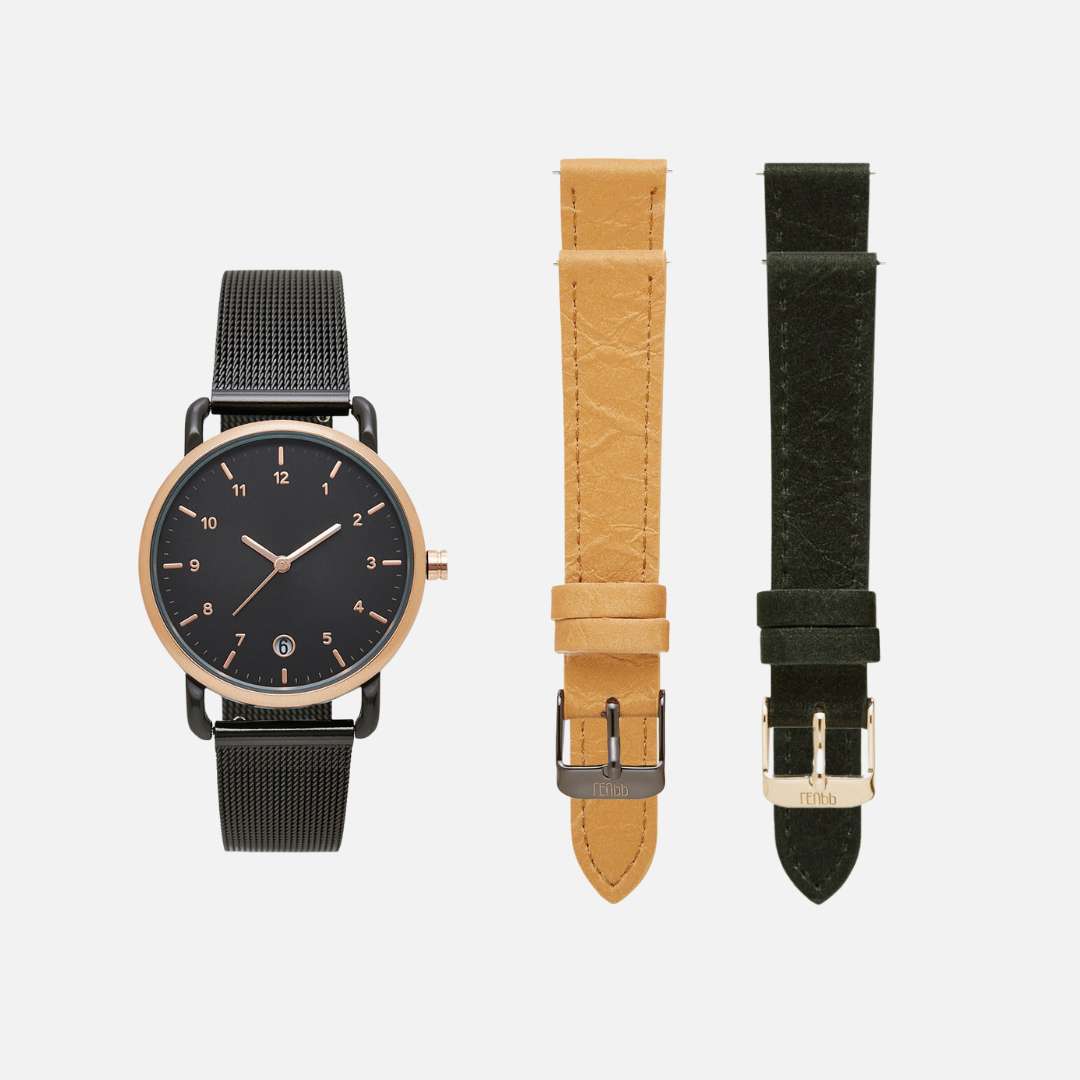 Eco Chic Set, Black – LEUPP Watch