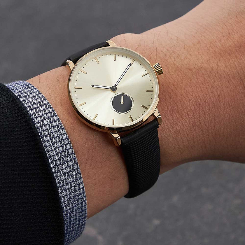 LEUPP Kaoru Navy/Tan | For Men and Women – LEUPP Watch